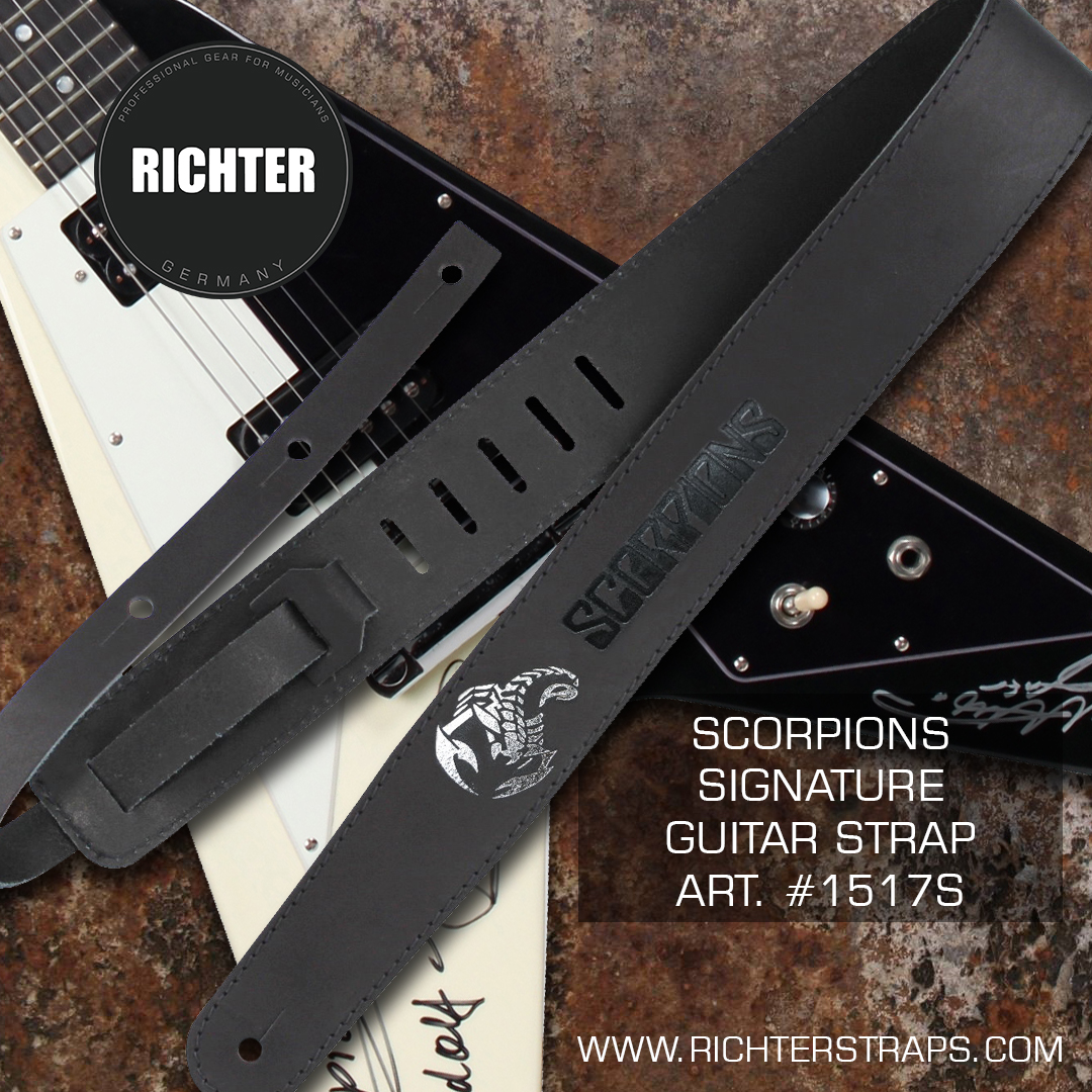 NEW Scorpions Signature Guitar Strap – Scorpions